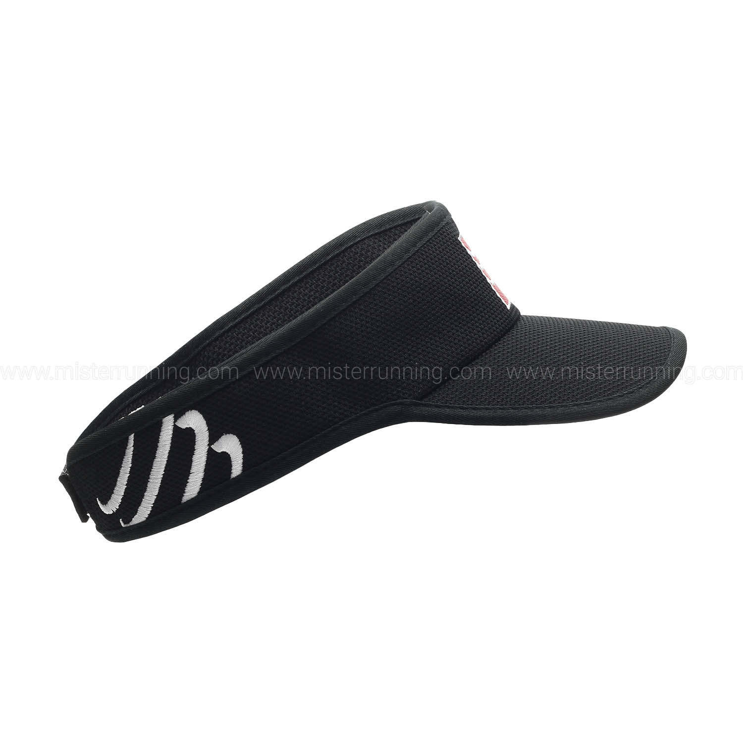 Compressport Logo Visiera da Running - Black