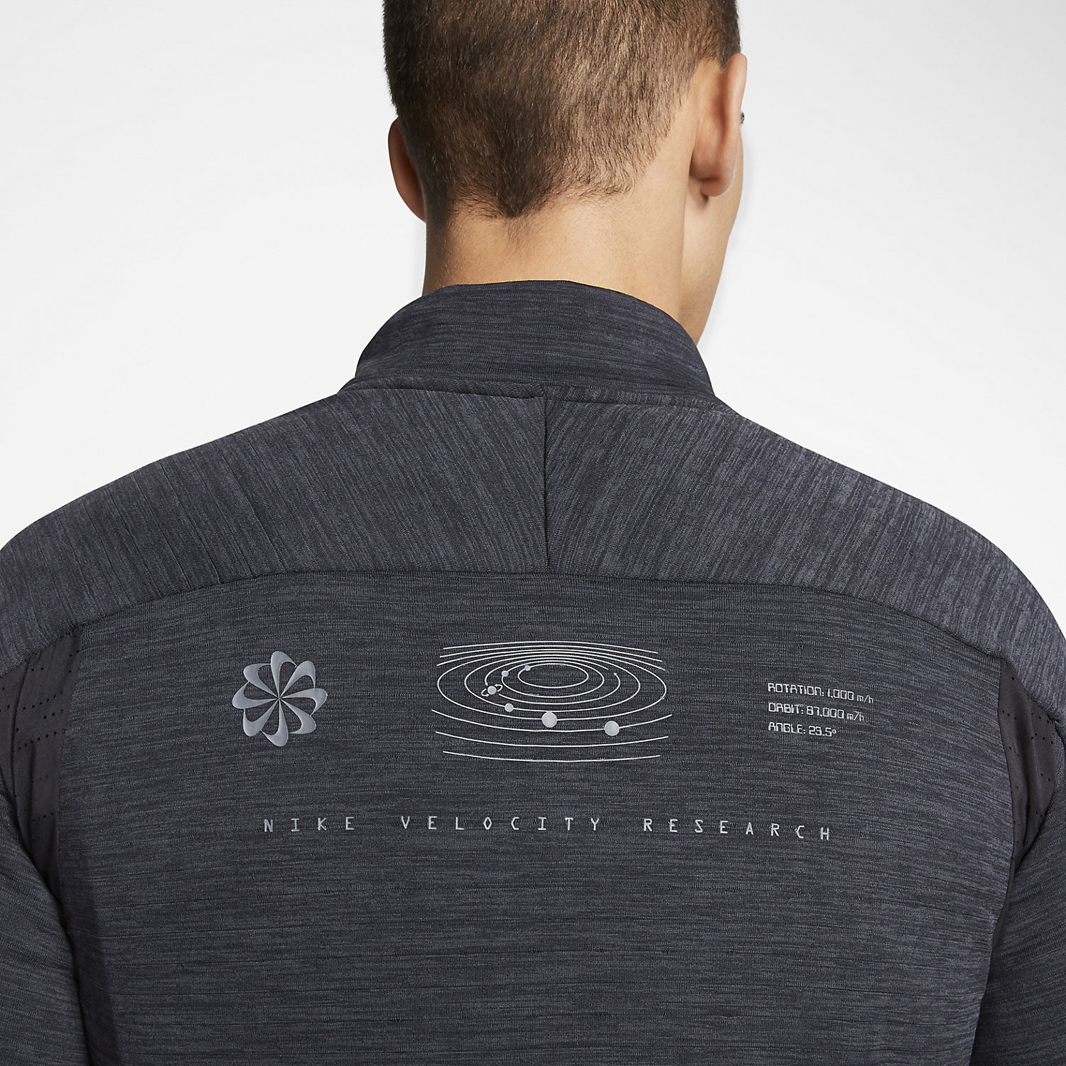 Nike Sphere Men's Running Shirt - Black/Heather