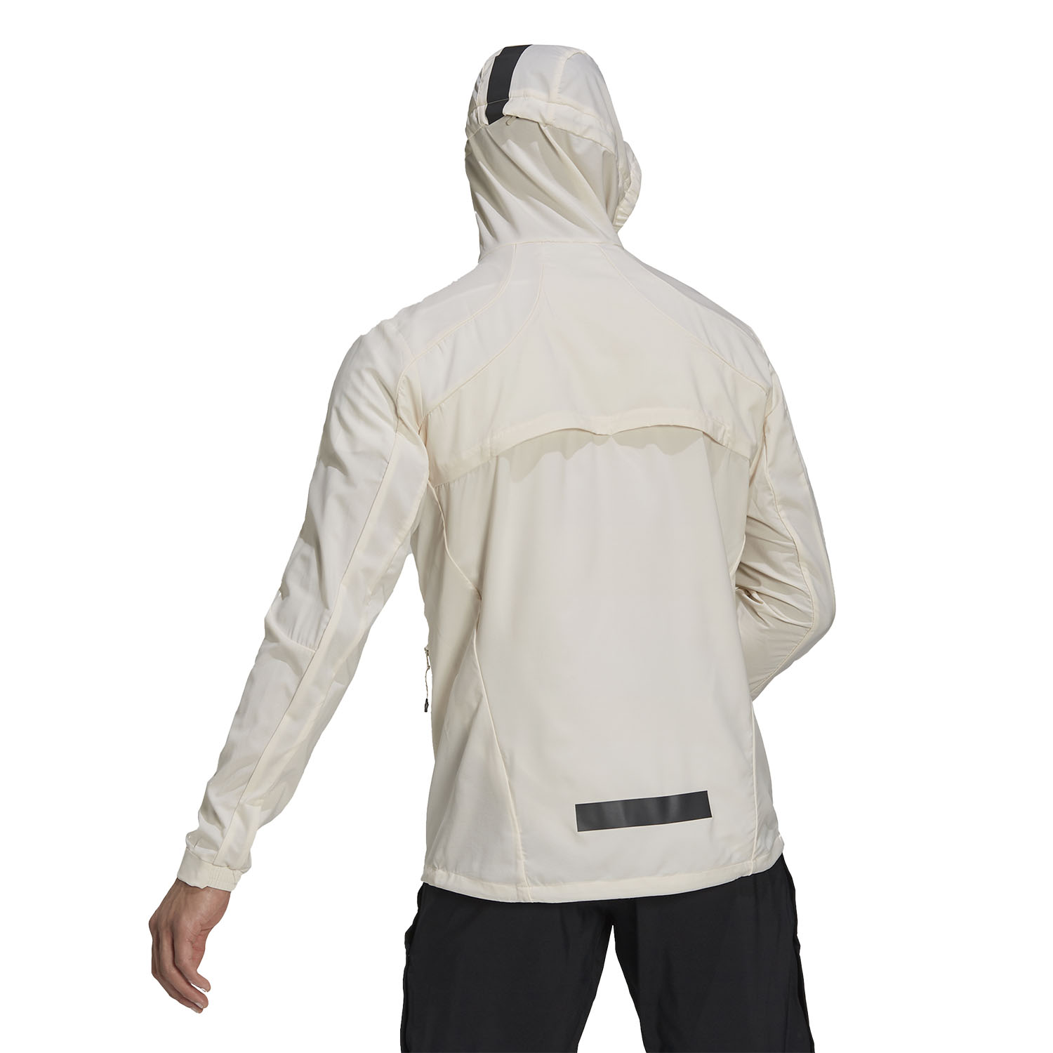 adidas Marathon Translucent Men's Running Jacket - Wonder White