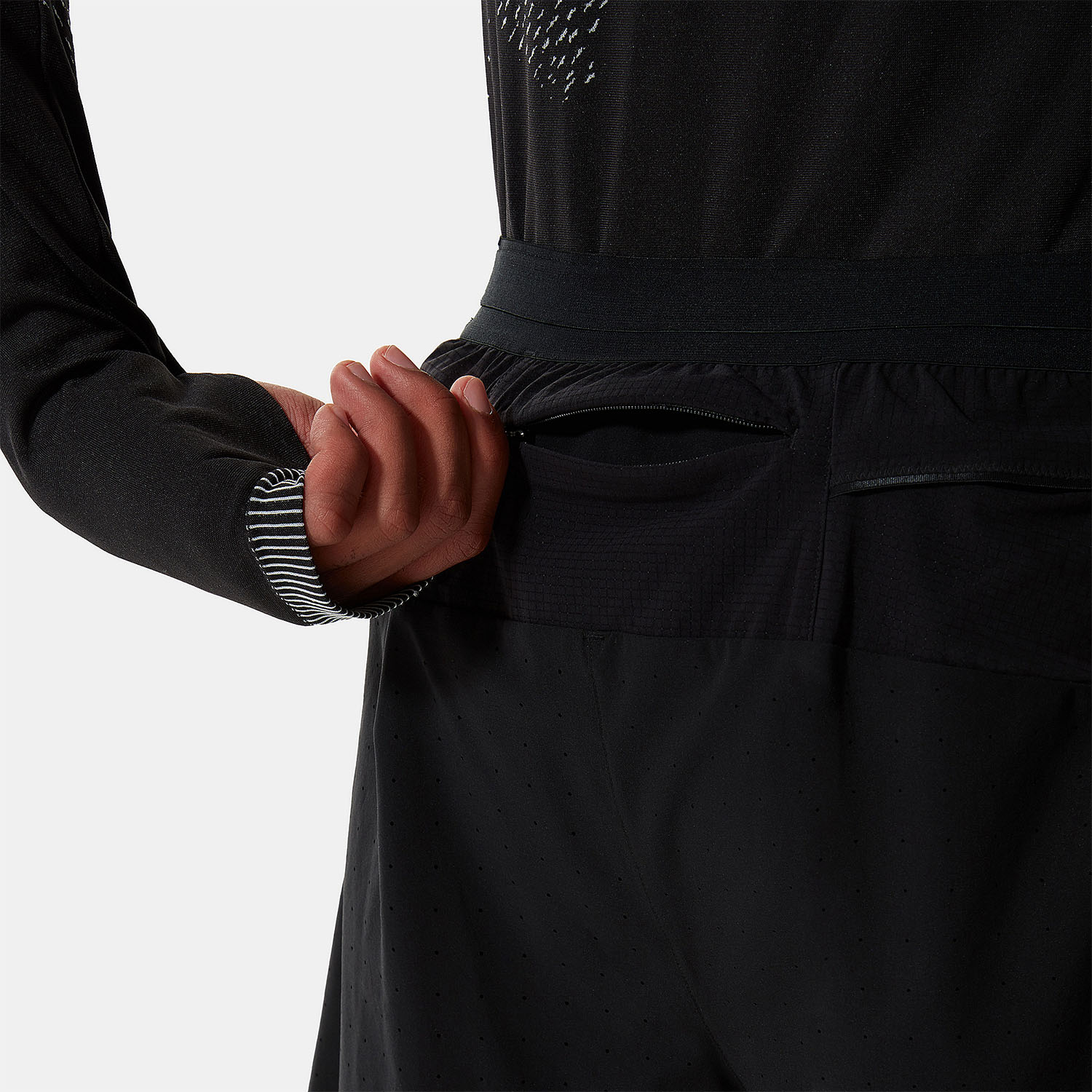 The North Face Flight 2in1 3.5in Men's Running Shorts - TNF Black