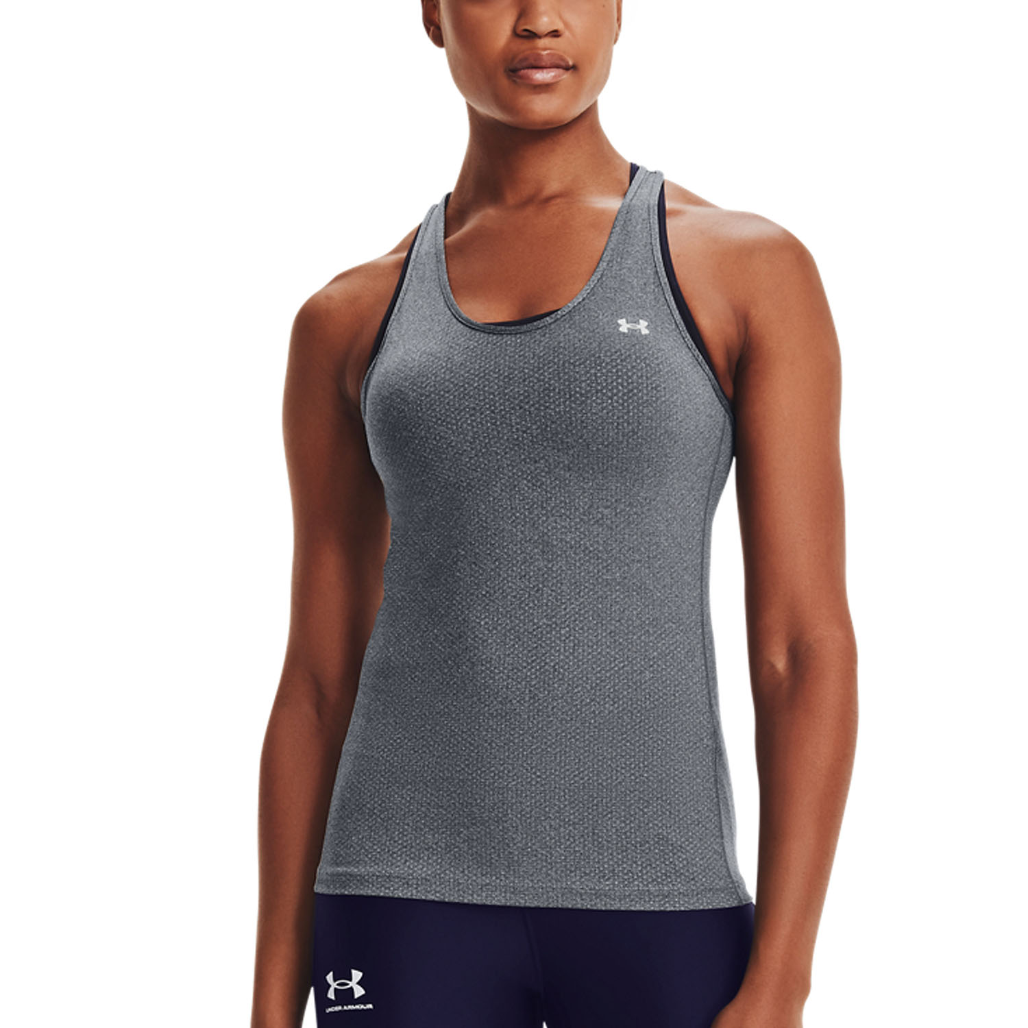 Under Armour HeatGear Racer Women's Training Tank - Pitch Gray