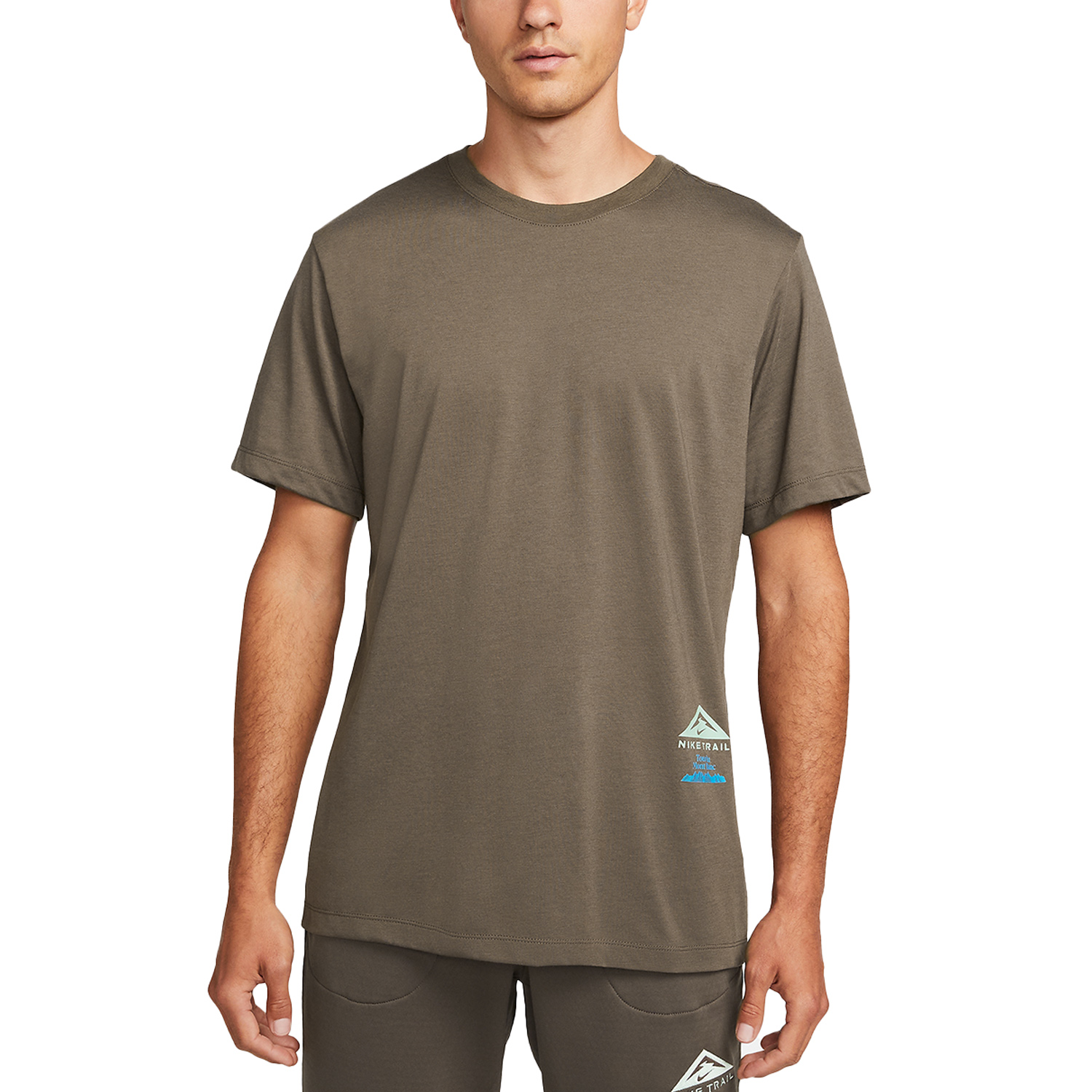 Nike Dri-FIT Mont Blanc Men's Trail Running T-Shirt Laser Blue