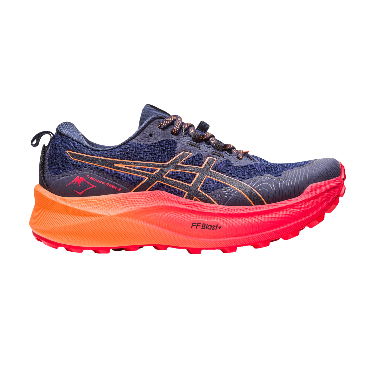 Asics Trabuco Max 2 Men's Trail Running Shoes - Midnight/Black
