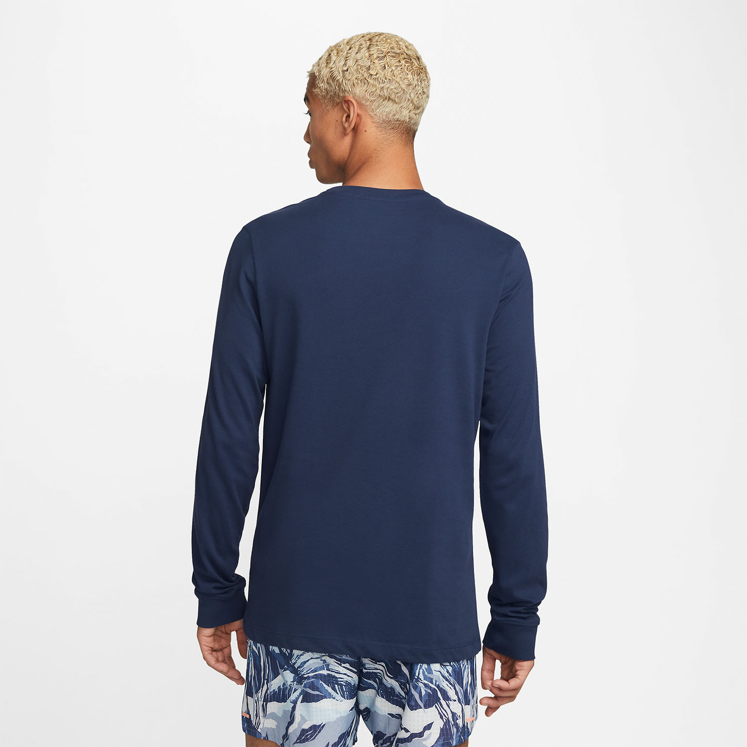 Nike Trail Dri-FIT Logo Camisa Trail Hombre - Midnight Navy