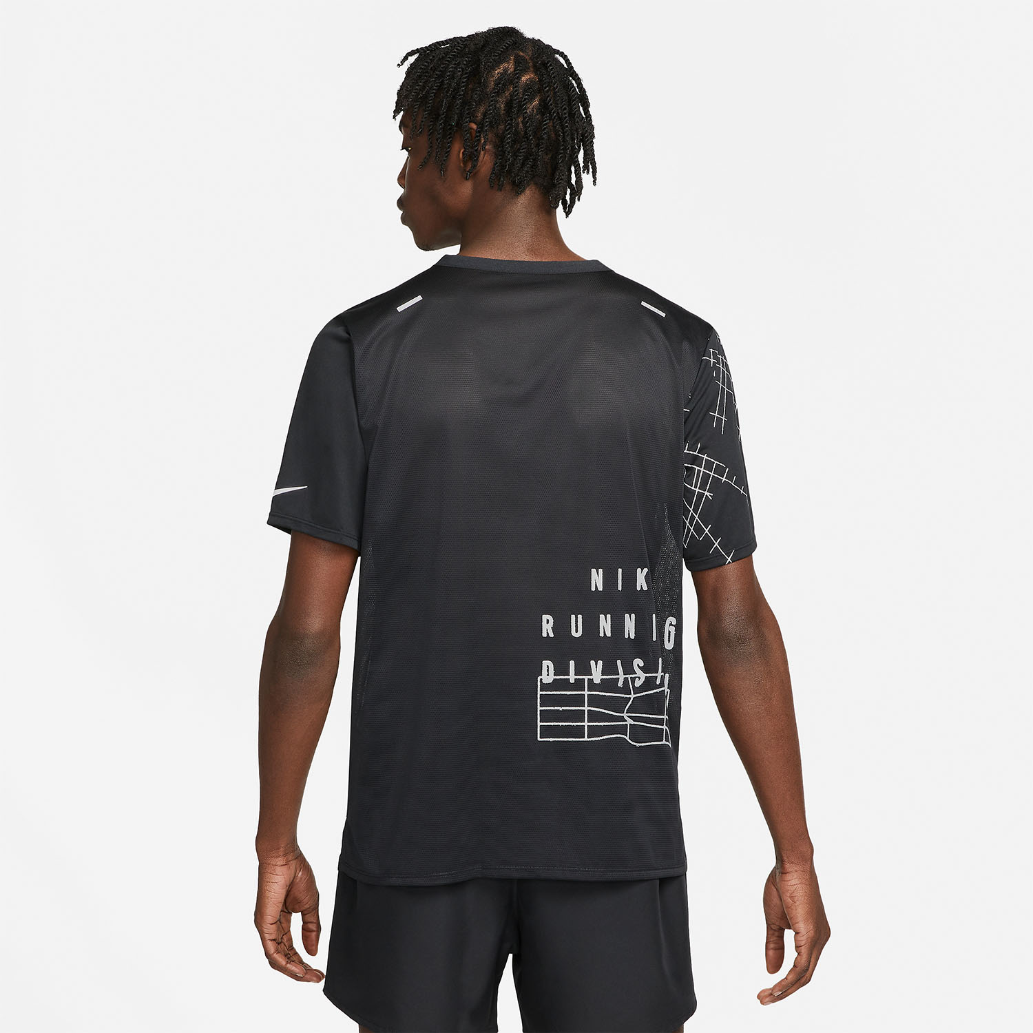 Nike Run Division Rise 365 Men's Running T-Shirt - Black