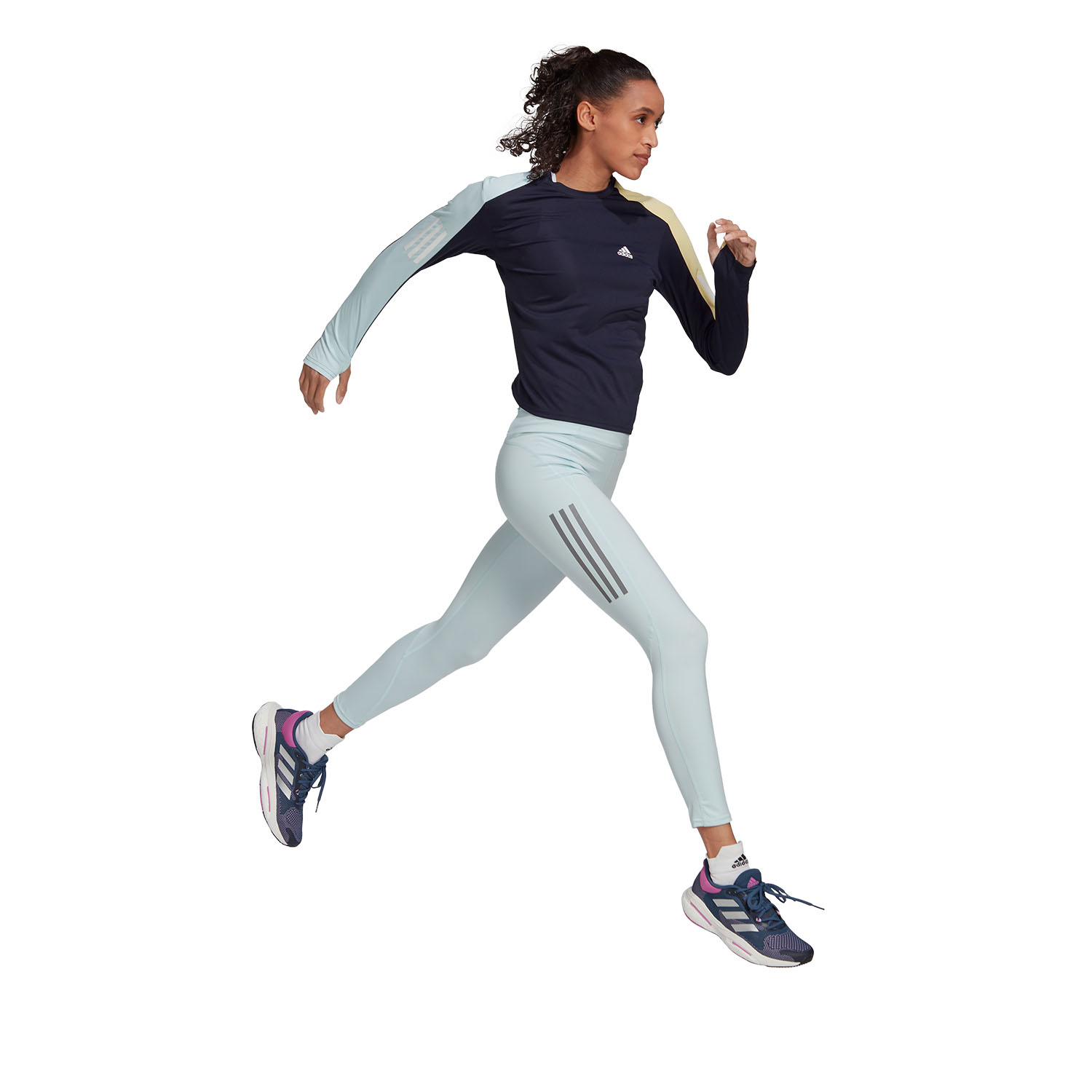 adidas Color Block Camisa de Running Mujer - Legink