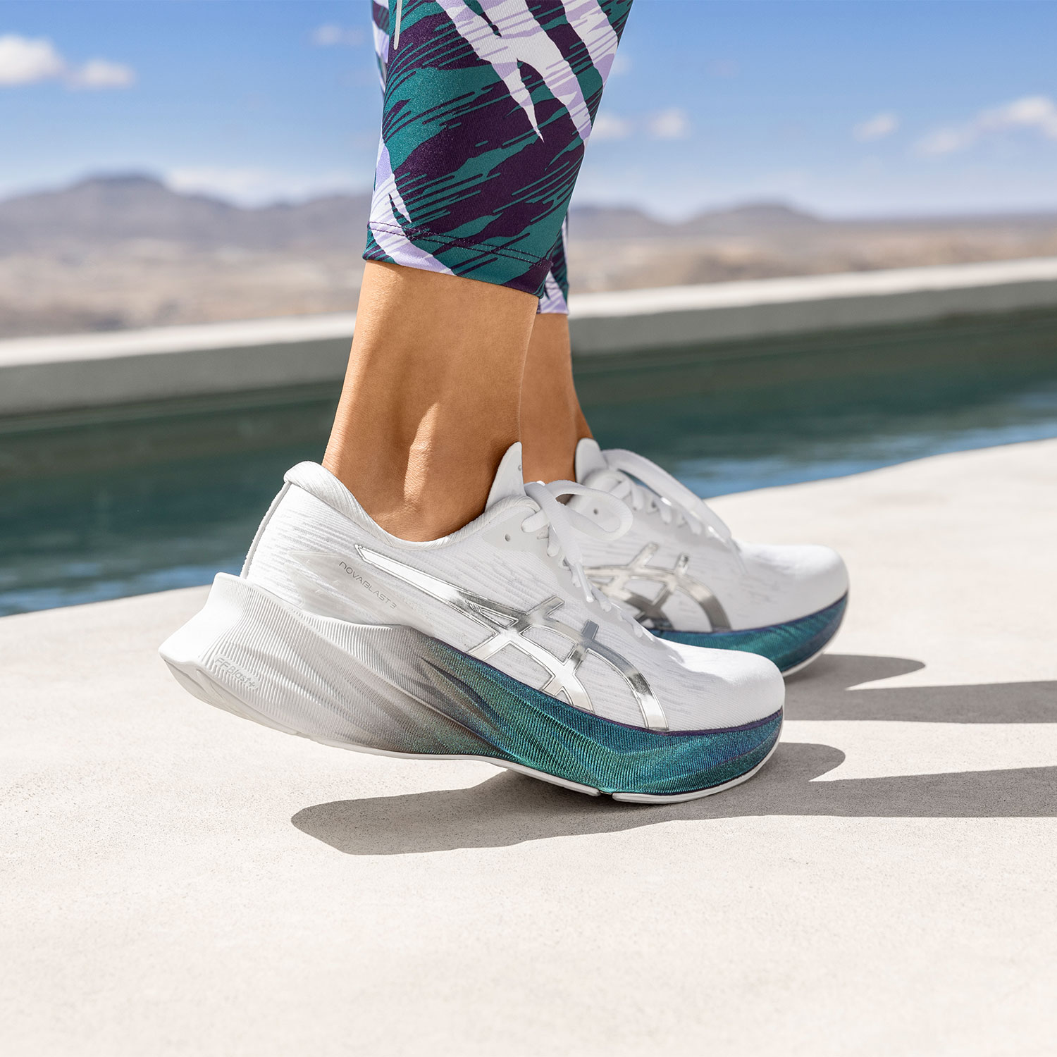 Asics Novablast 3 Platinum Scarpe da Running Donna - White Asics Novablast 3 Platinum Scarpe da Running Donna - White