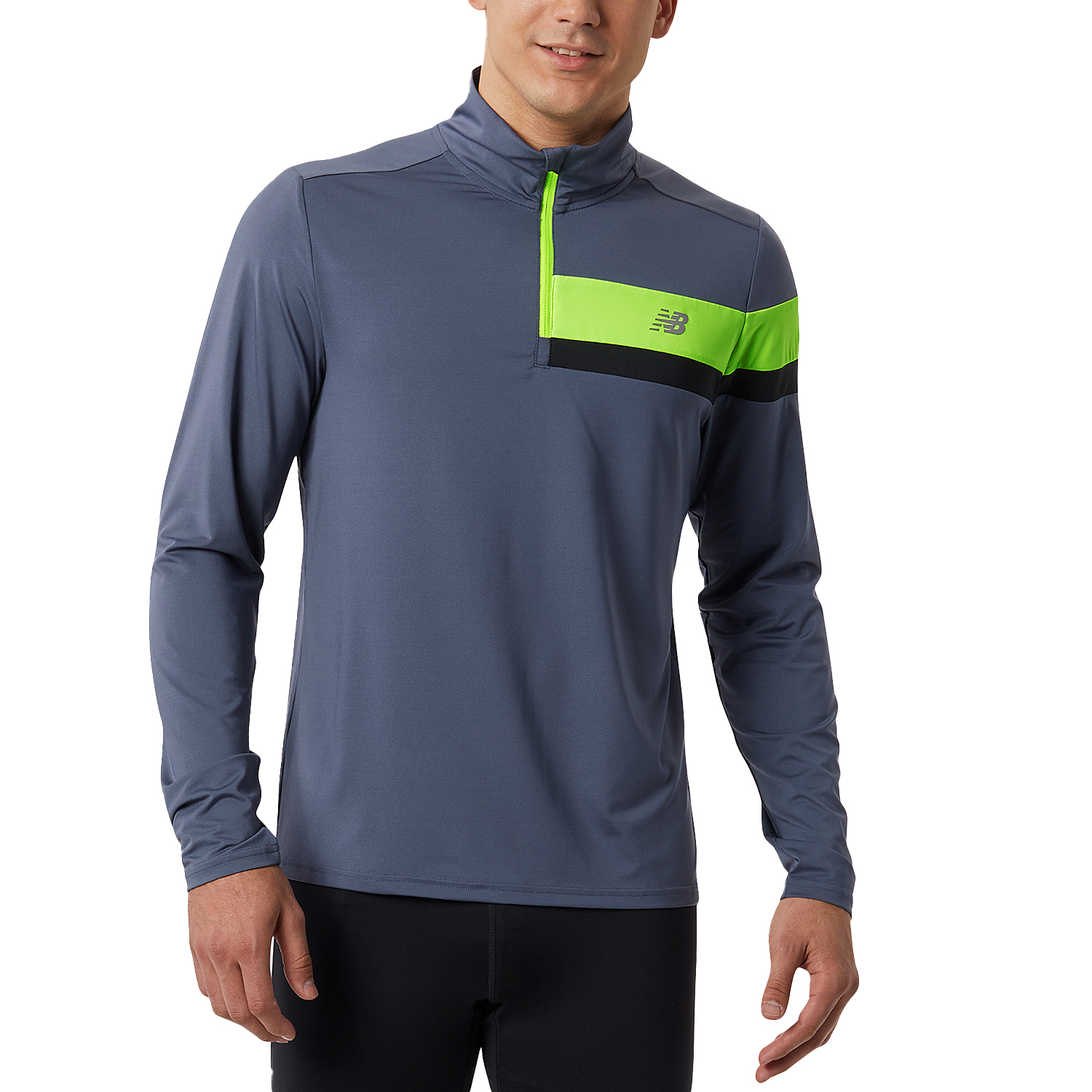 New Balance Accelerate Camisa de Running Hombre - Hi Lite