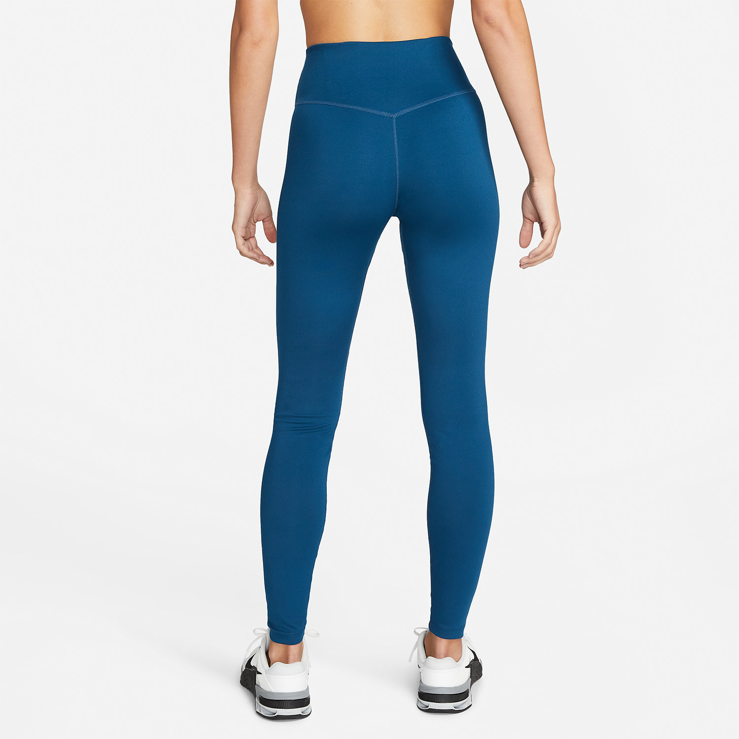 Nike One Women's Training Tights - Valerian Blue/White