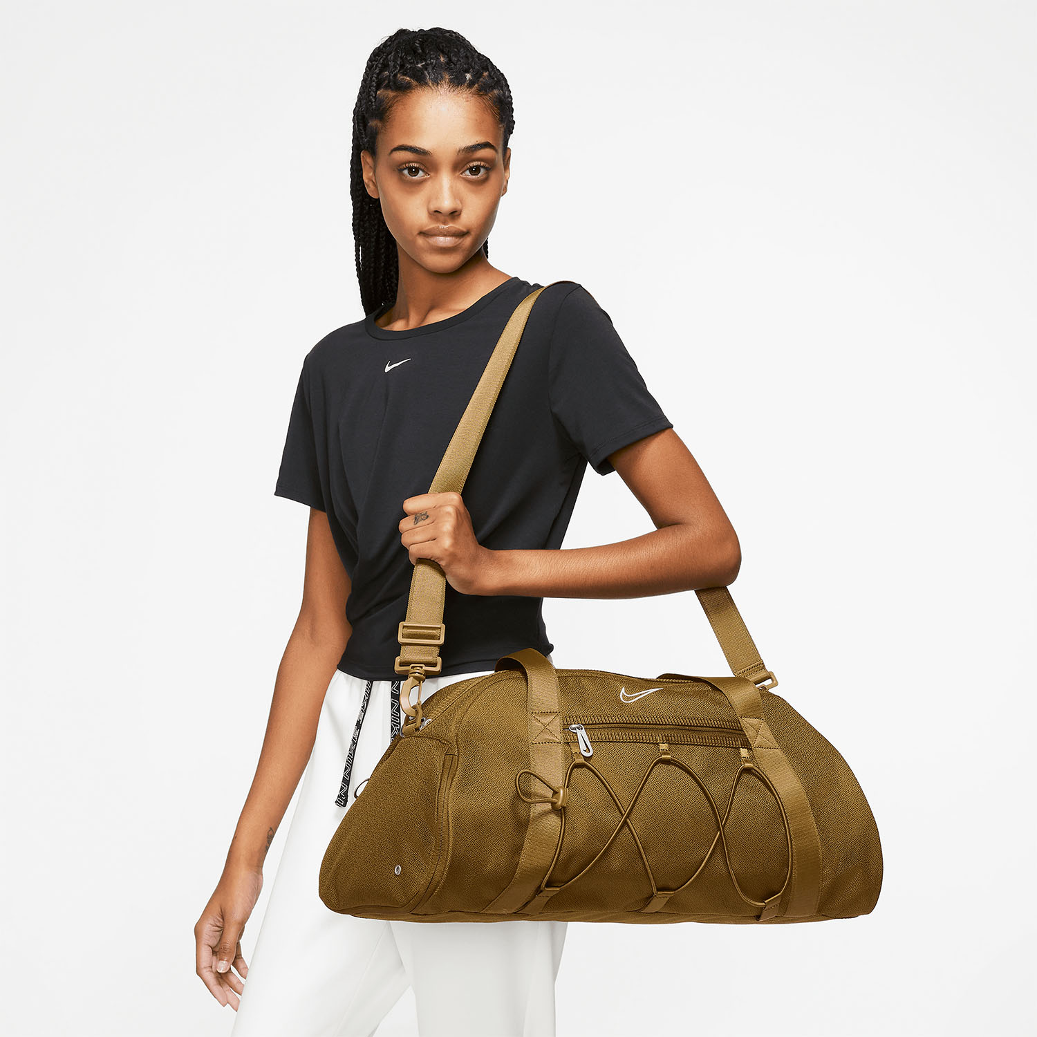 Nike One Club Training Bag - Olive Flak/Light Silver