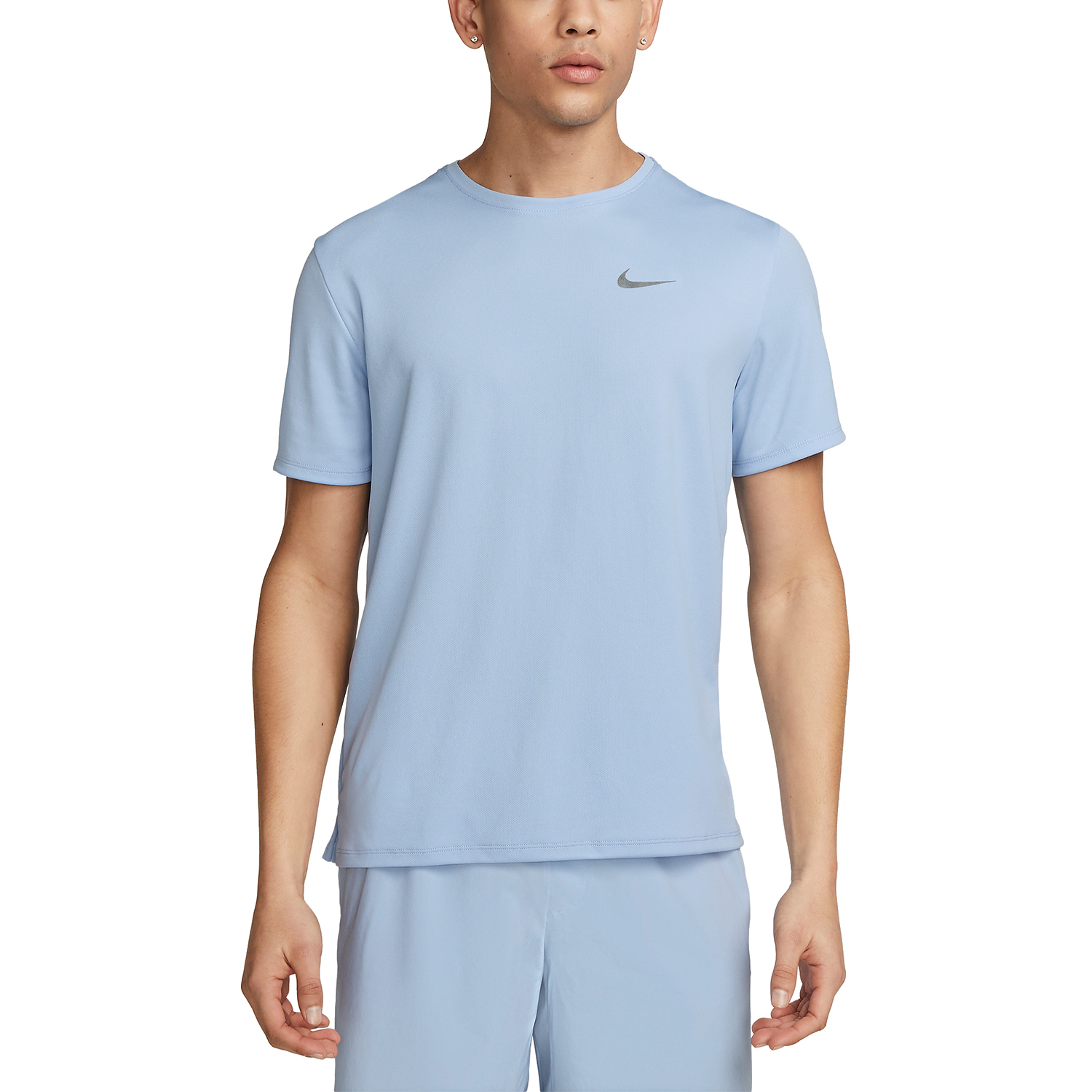 Nike Dri-FIT UV Run Division Men's Running T-Shirt Baltic Black