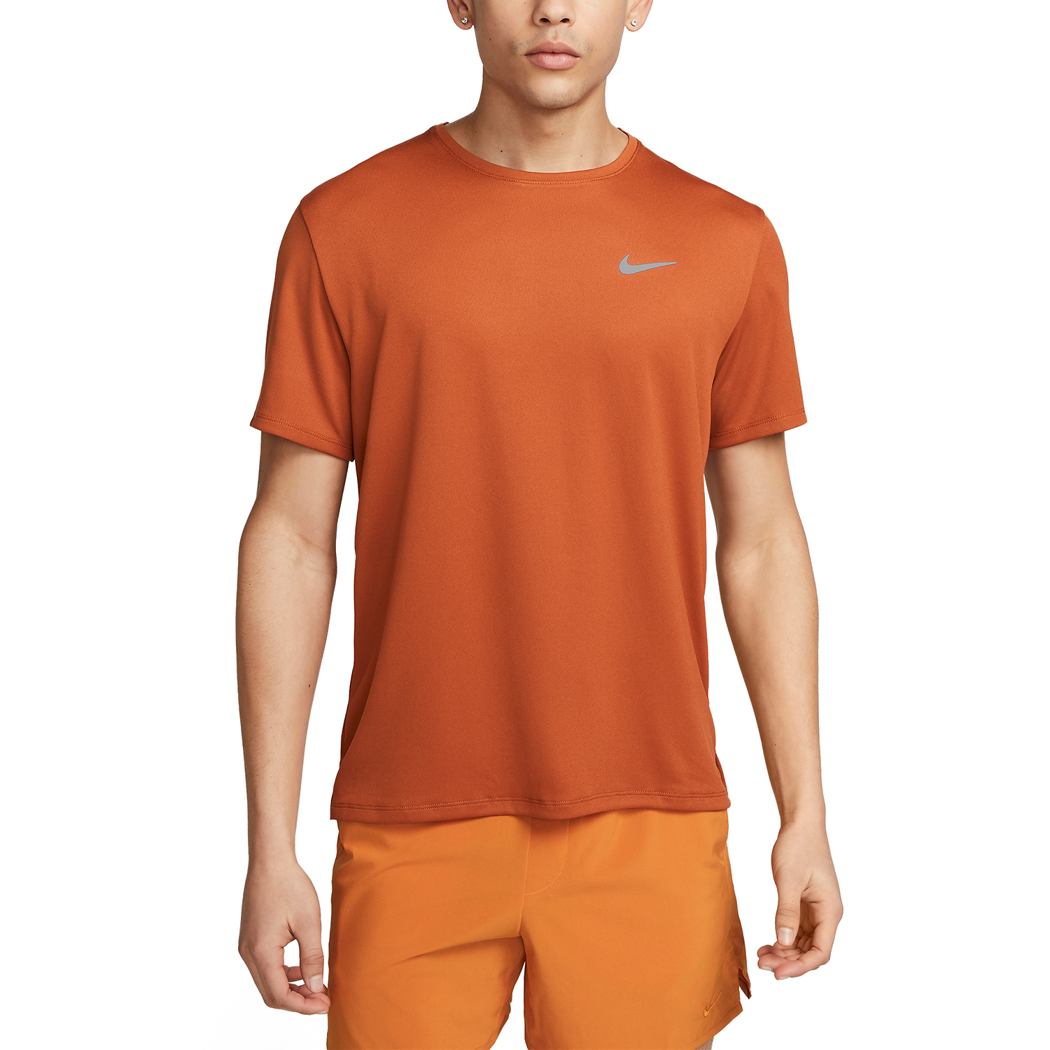 Nike Dri-FIT UV Run Division Men's Running T-Shirt Baltic Black