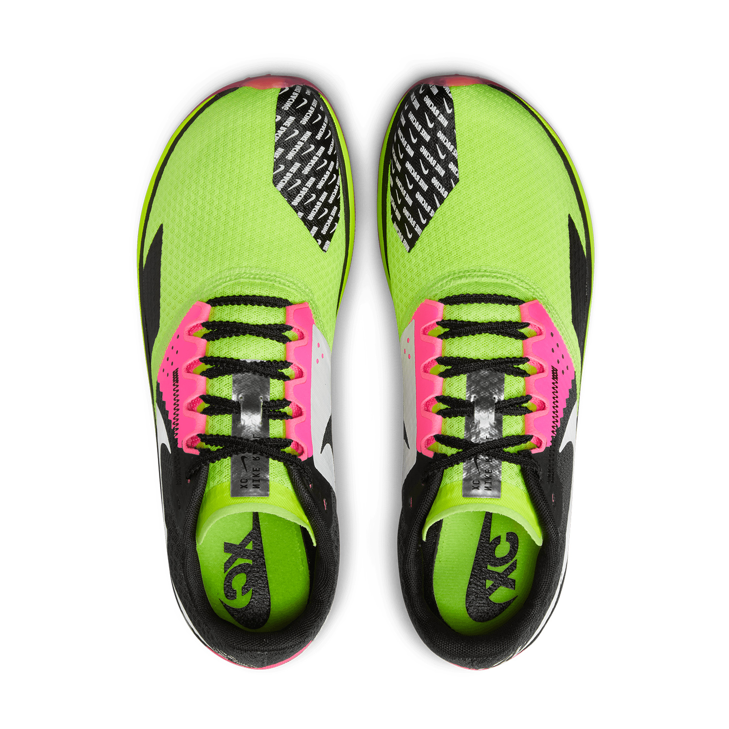 Nike Zoom Rival XC 6 Athletic Shoes - Volt/White/Black