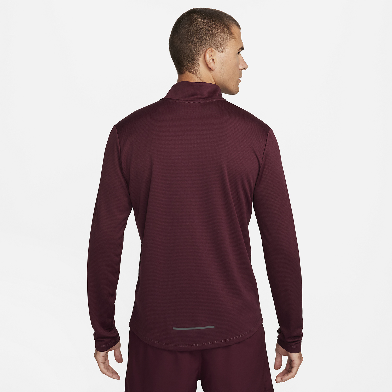 Nike Pacer Men's Running Shirt - Night Maroon/Reflective Silver