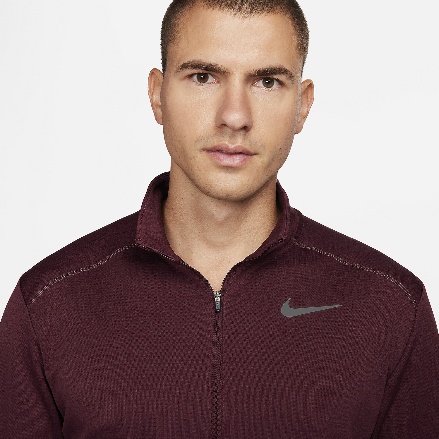 Nike Pacer Men's Running Shirt - Night Maroon/Reflective Silver