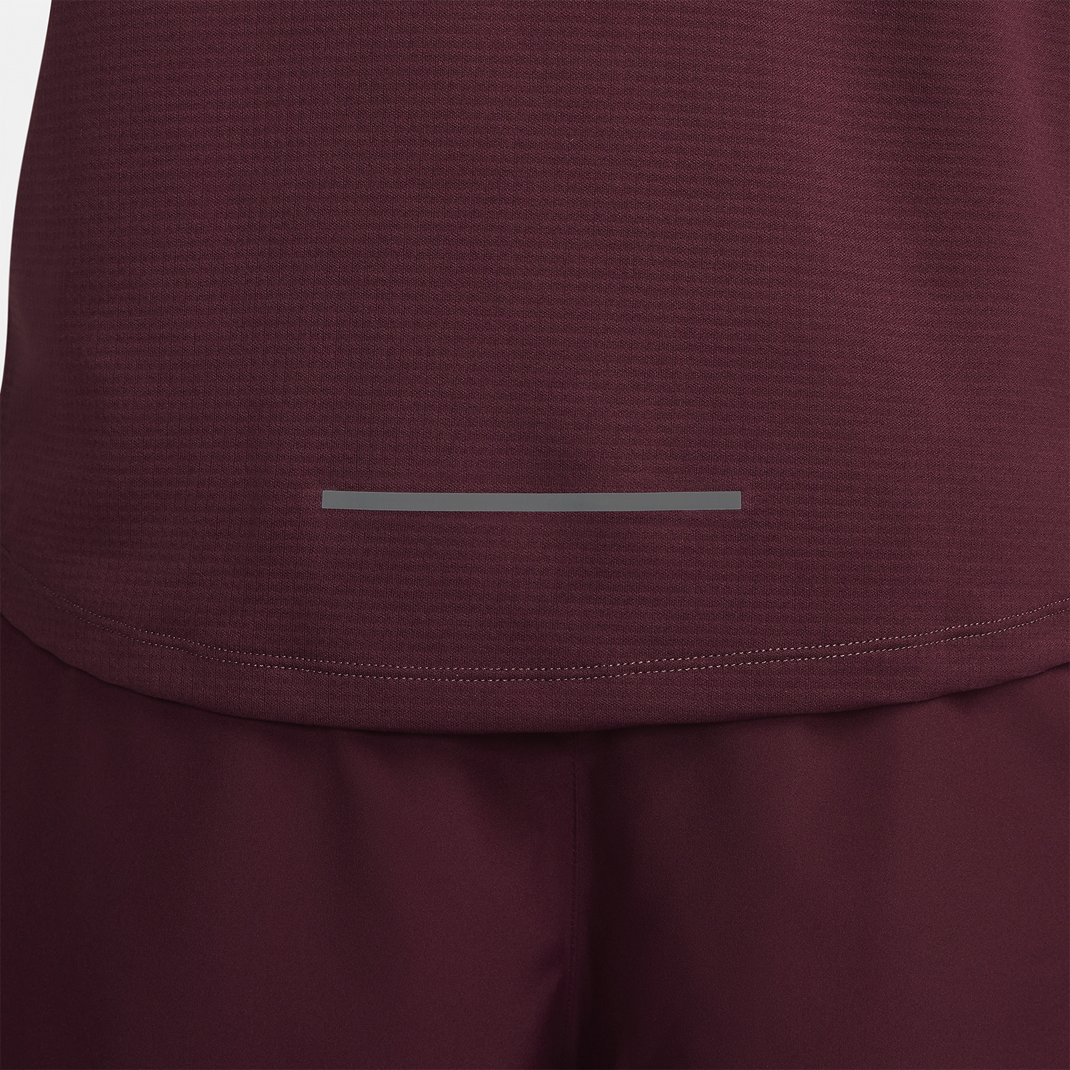 Nike Pacer Men's Running Shirt - Night Maroon/Reflective Silver