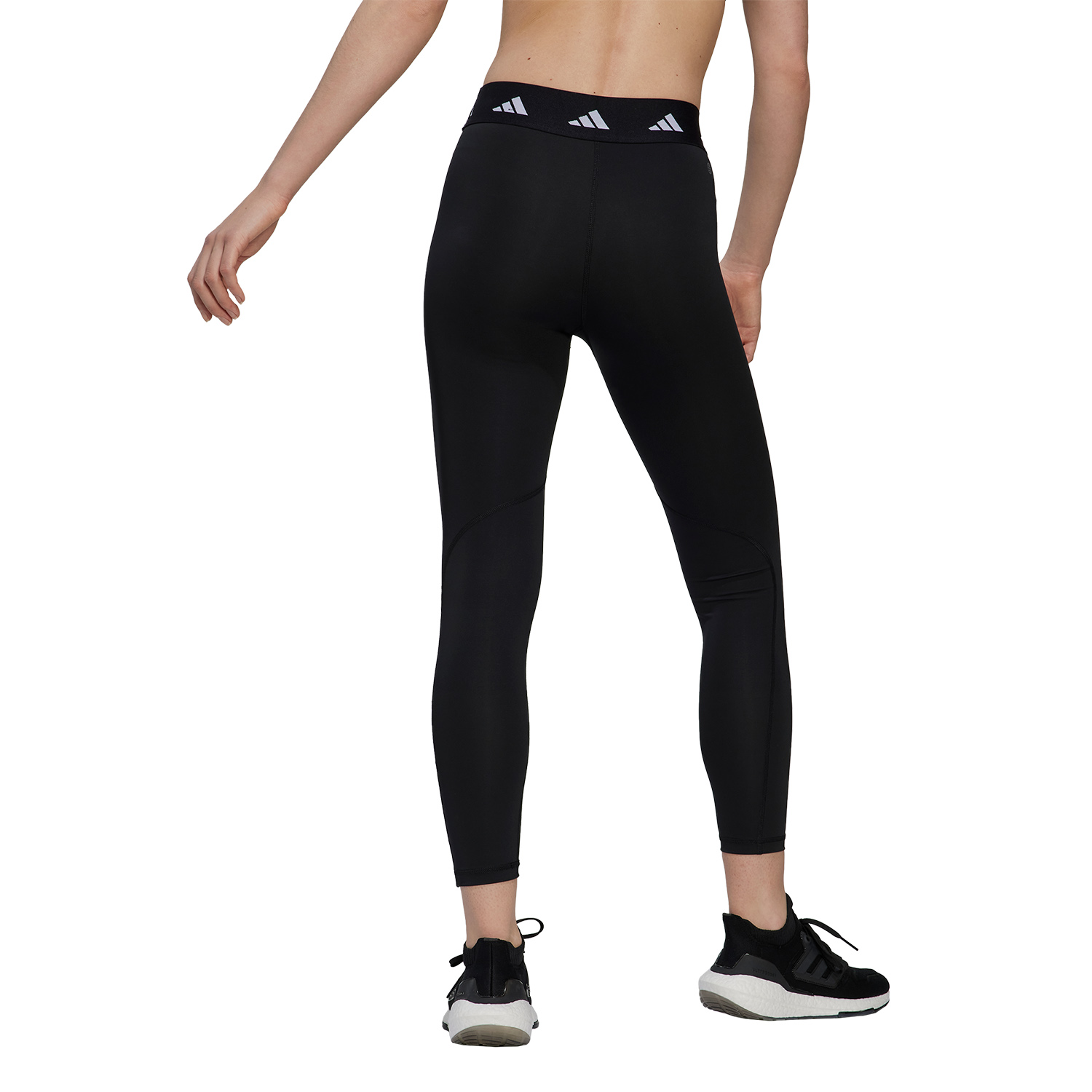 Adidas Techfit 7 8 Womens Training Tights Black
