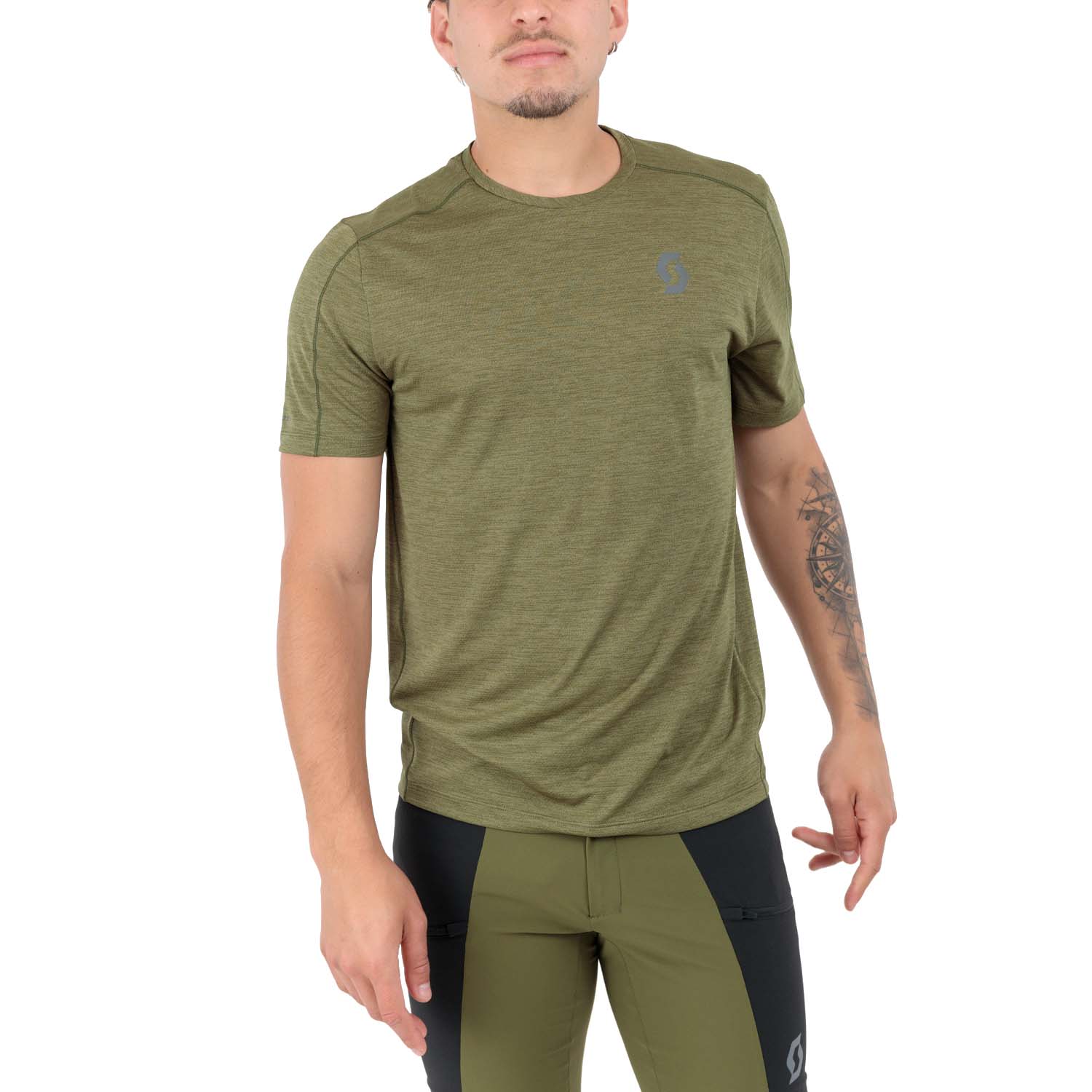 Scott Endurance LT Men's Running T-Shirt - Fir Green