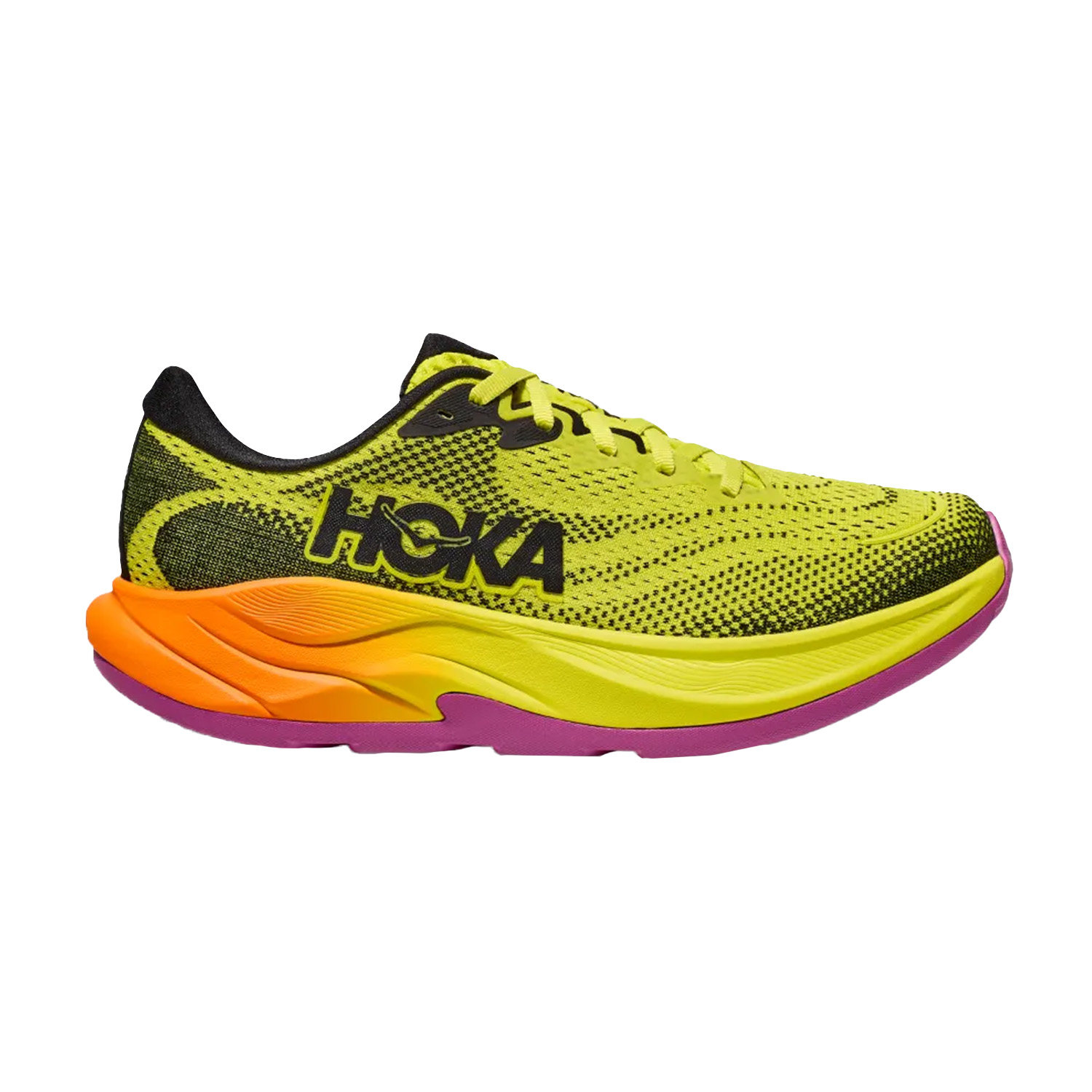 Hoka Rincon 4 Women's Running Shoes Citrus/Black
