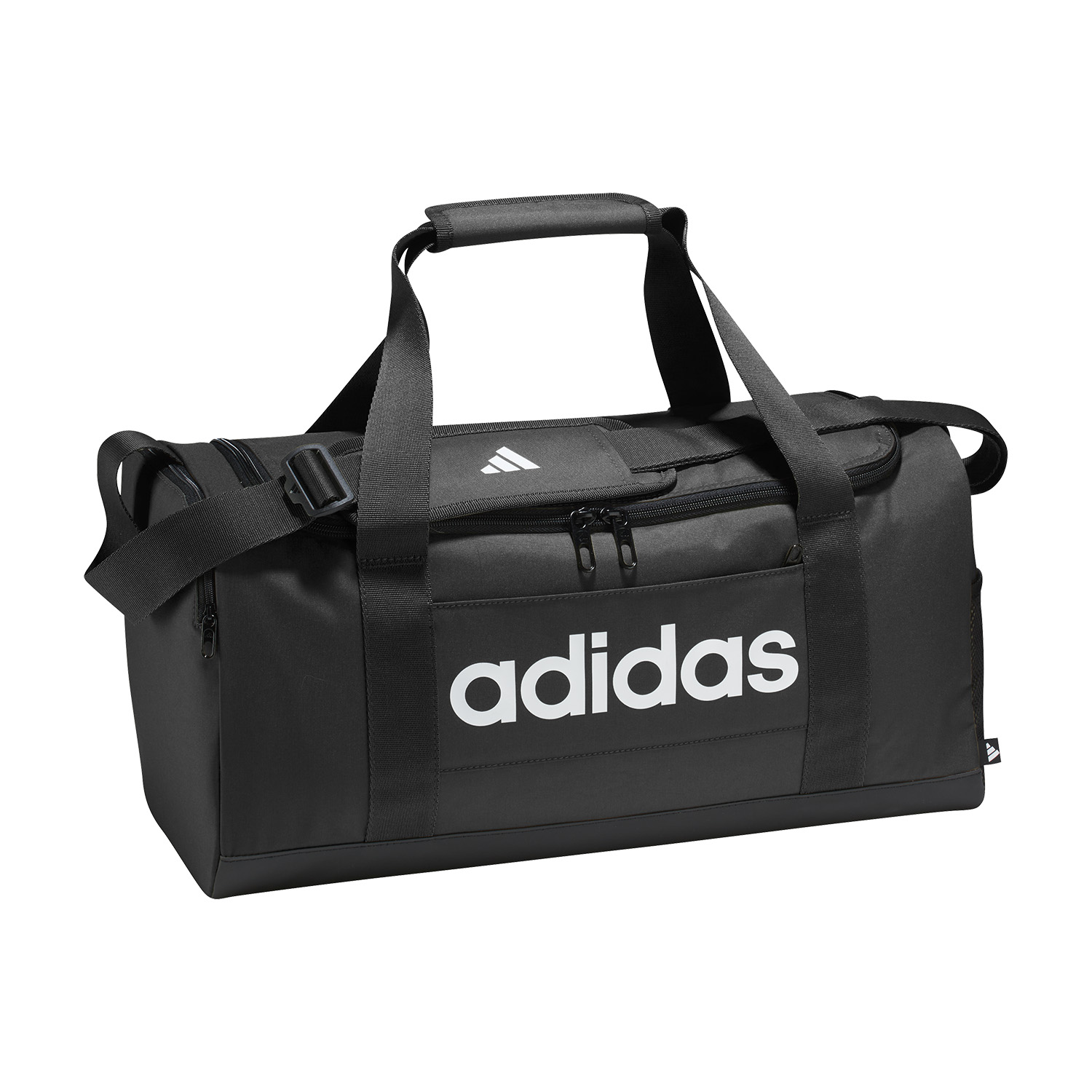 adidas Linear Logo Small Duffle - Black/White