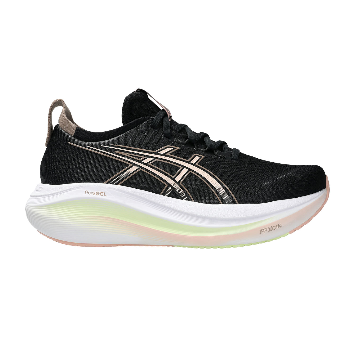 Asics Gel Nimbus 27 Women's Running Shoes - Black/Breeze