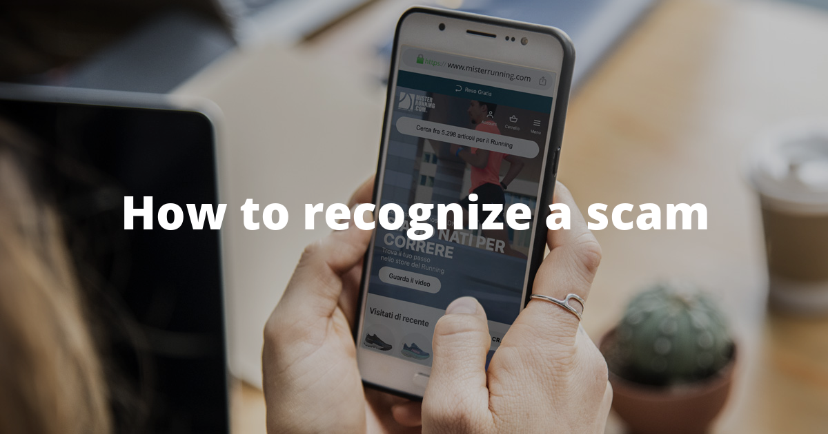 How to recognize a scam site